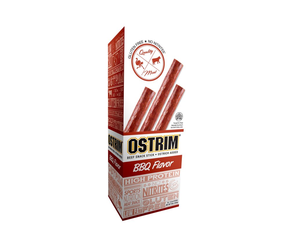 Ostrim Beef & Ostrich BBQ Protein Sticks – North Carolina Weight & Wellness
